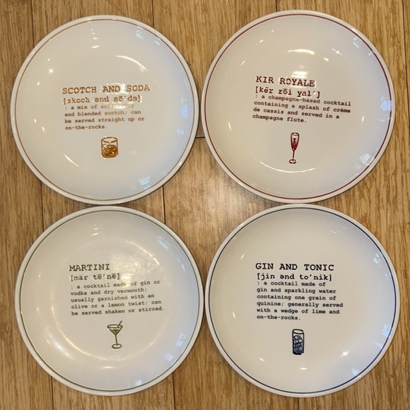 Pottery Barn | Dining | New Set Of 4 Pottery Barn Cocktails Defined ...